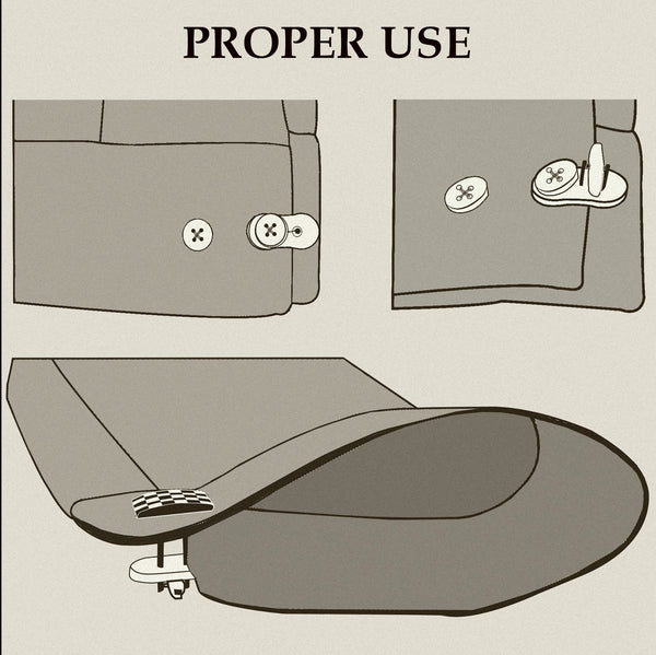 Cuff Adapters - Wear Cuff Links with ANY Dress Shirt - Million Dollar ...